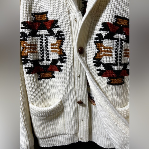 miller | Sweaters | Miller Vtg 7s 80s Aztec Native American Cowichan ...